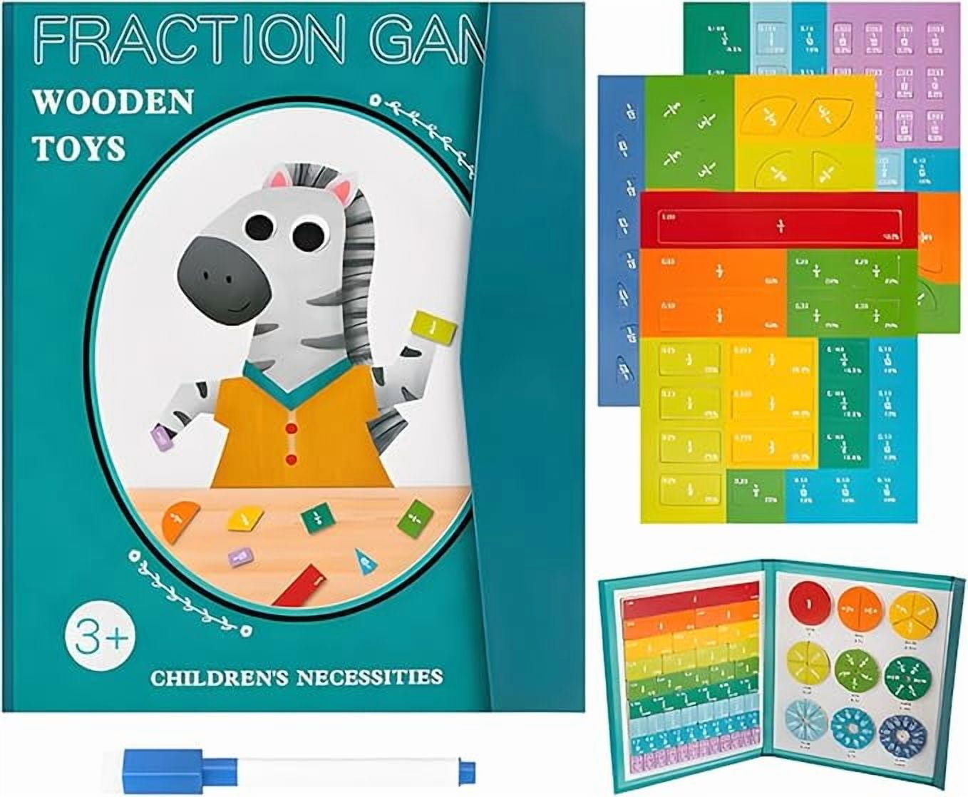 Mag-netic Fraction Demonstration Book, Mag-netic Tiles & Discs Set ...
