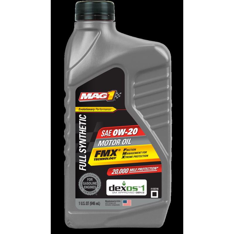 Mag1 FMX 0W-20 4-Cycle Synthetic Motor Oil 1 qt 1 pk - Walmart.com
