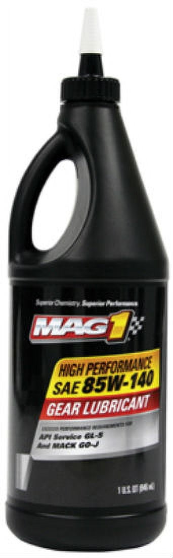 Mag1 MG2284PL High Performance Gear Lubricant Oil, SAE 85W-140, 1-Qt ...