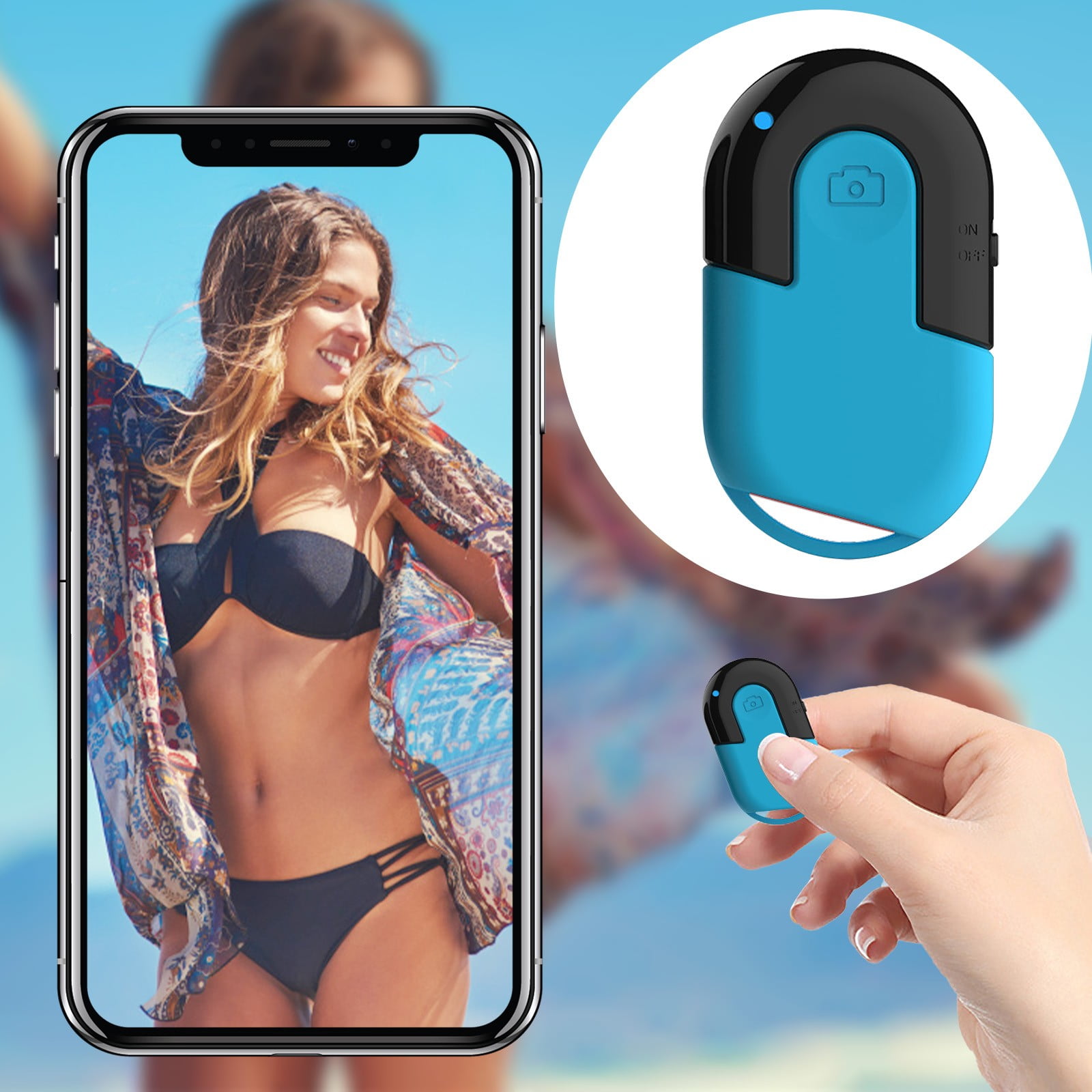 Mag322 Mini Wireless Remote Shutter Controller Button Self Timer Camera 4k Replacement with ...