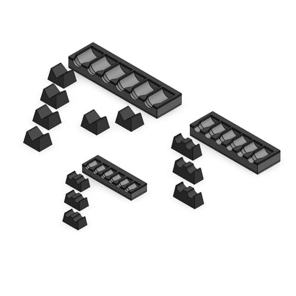 MagAttach Socket Extension Organizers (Grey/Black, 3 Piece Set ...