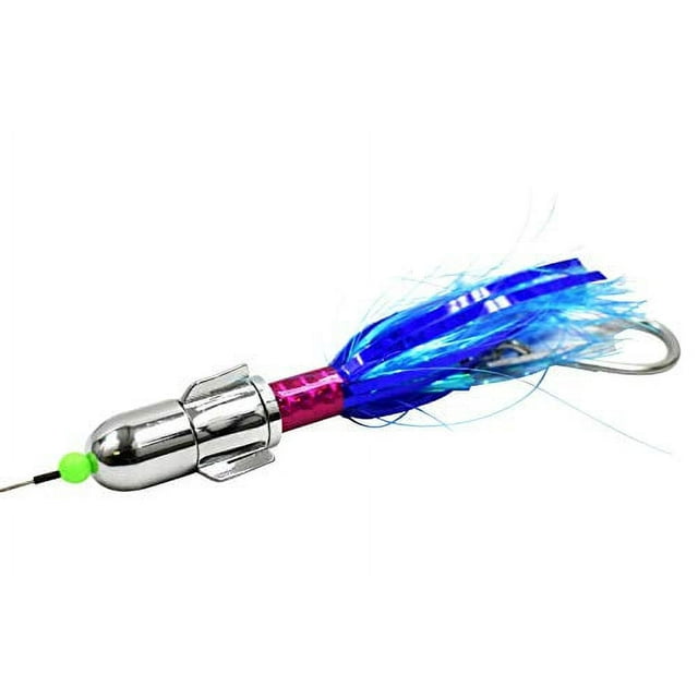 MagBay Lures 5 Inch Wahoo Bomb w/Spinning Head - Wahoo Lure (Blue) - Walmart.com
