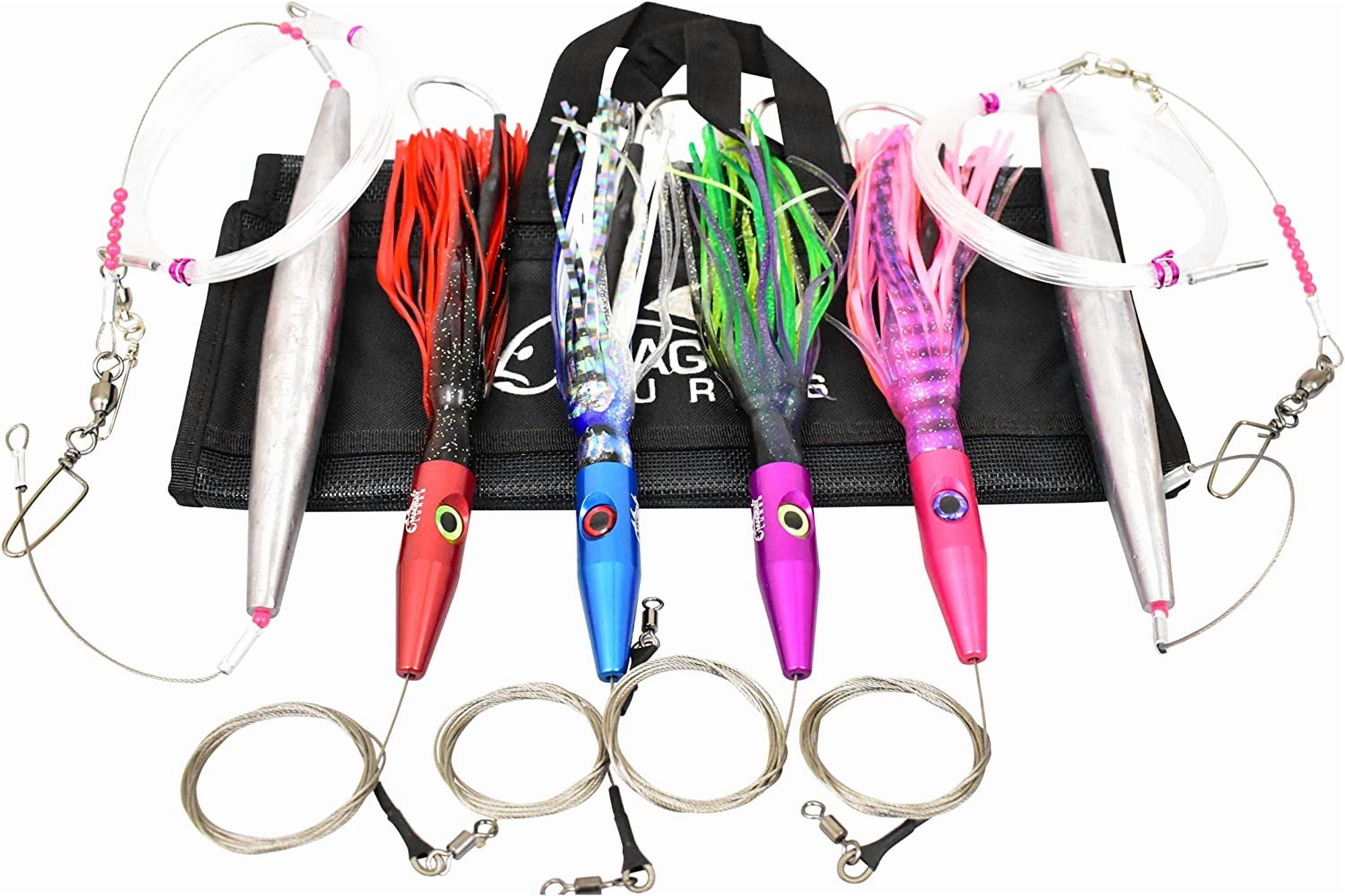 MagBay Lures High Speed Wahoo Lures Tournament Plomerito Set - 4pcs ...