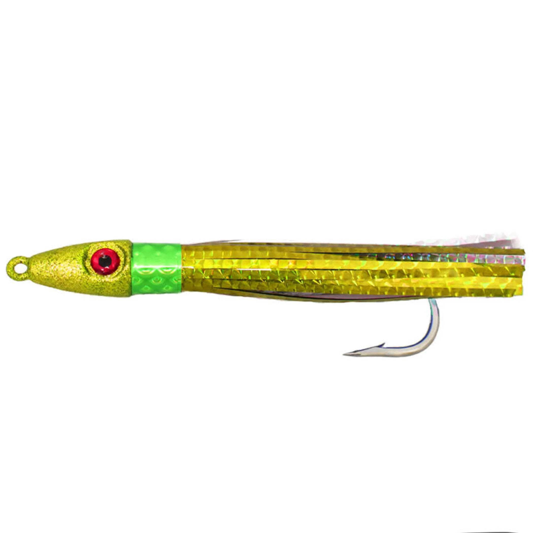 MagBay Lures Hybrid Wahoo Bomb 6" Fully Rigged - 6oz Multi Colored Tuna ...