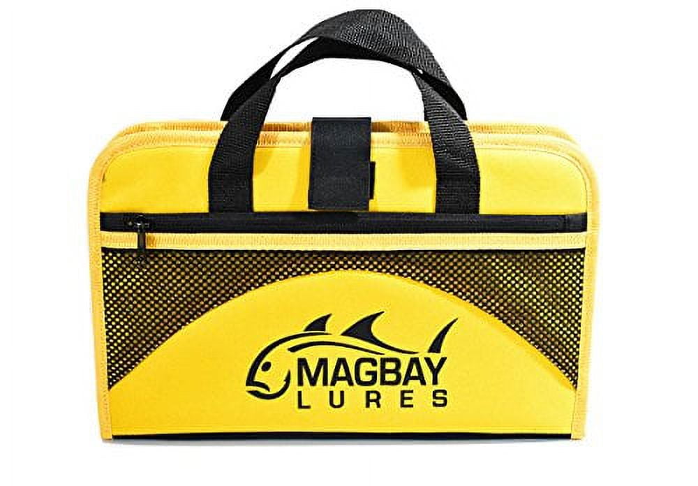 MagBay Lures Jig Bag, Fishing Jig Storage - 25 Pocket (Yellow ...
