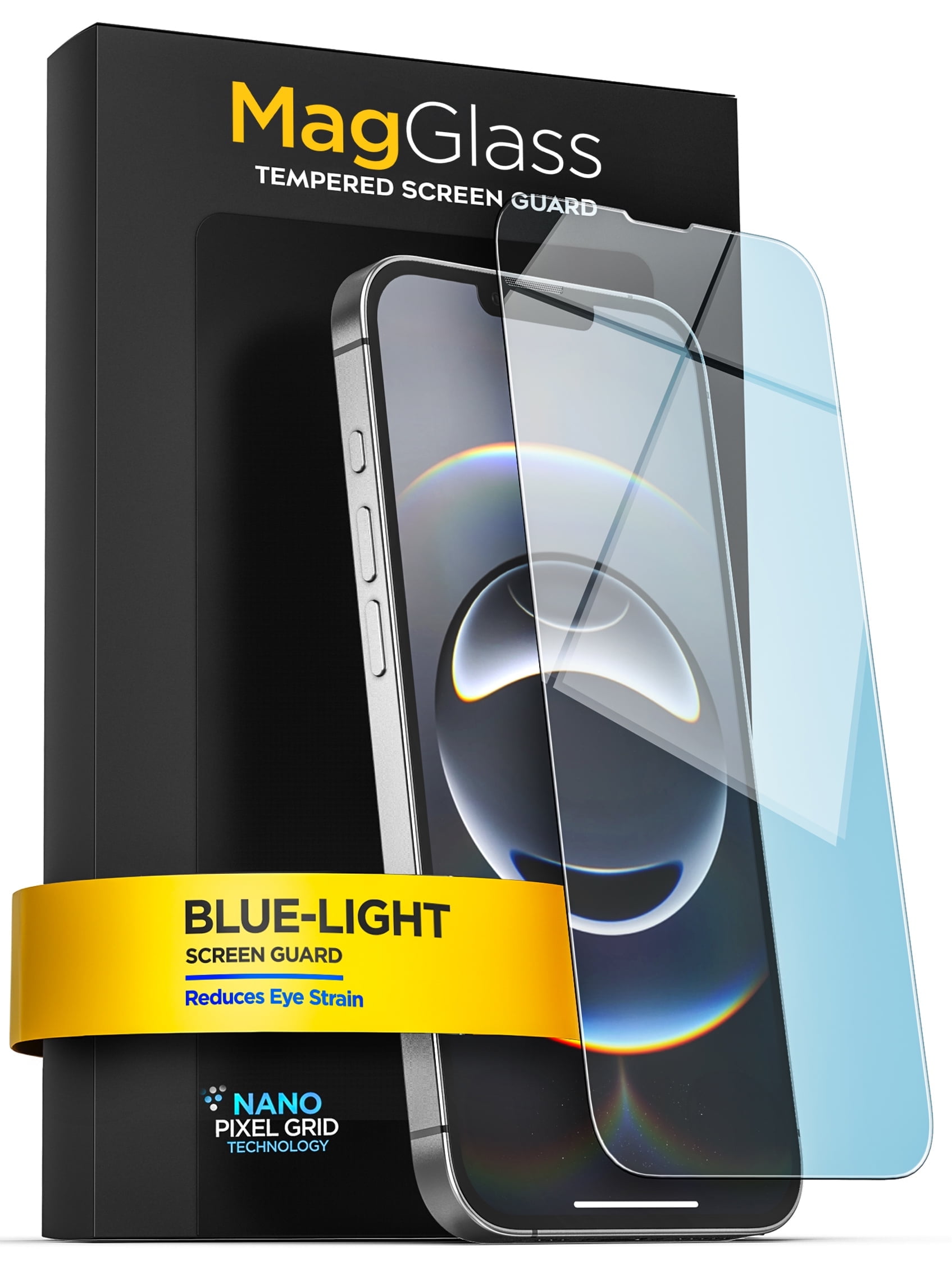 Customer reviews for MagGlass Blue-Light Blocking Screen Protector for iPhone 16e Tempered Glass ...