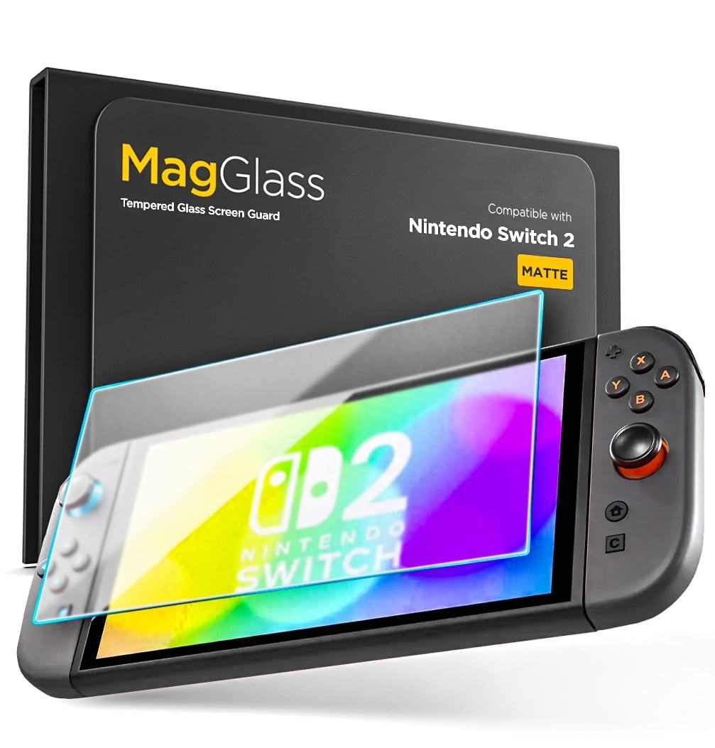 MagGlass Matte Screen Protector for Nintendo Switch 2 (8" inch), Anti ...