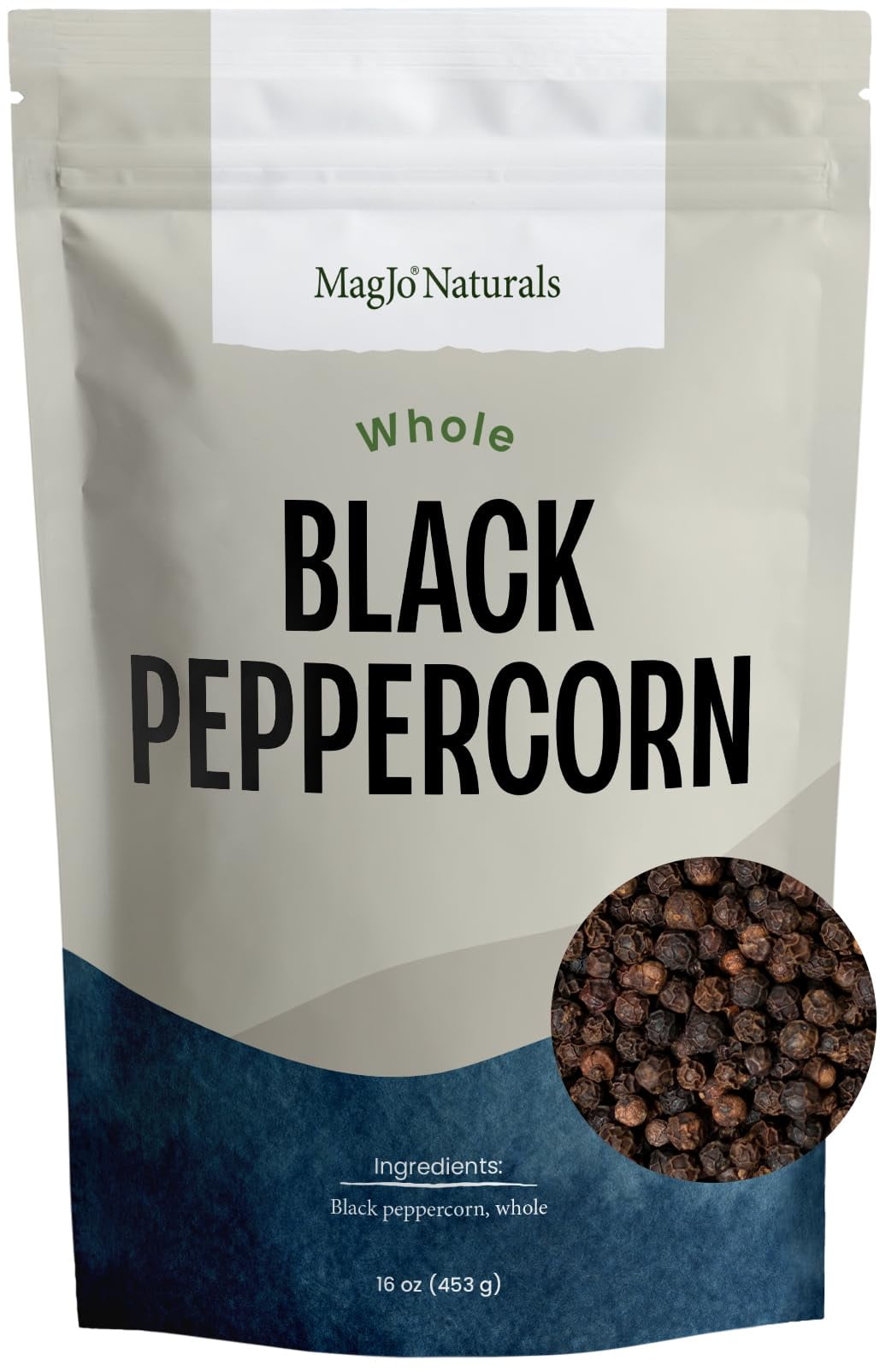 MagJo Naturals Black Peppercorn (whole), Exclusive Cambodian Memot ...