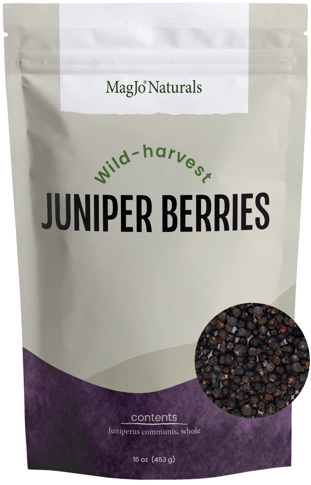 MagJo Naturals, Whole Dried MZF22 Juniper Berries (1 Wild-Crafted, Bulk ...