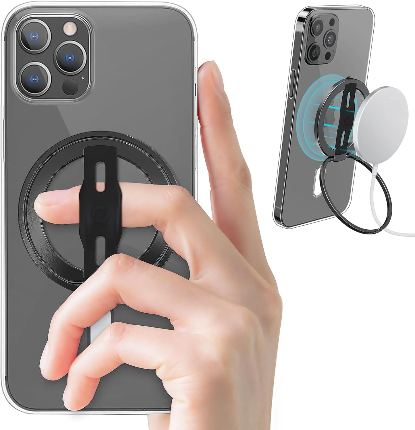 MagOne 2nd Gen [Compatible with MagSafe] Phone Grip Stand with ...