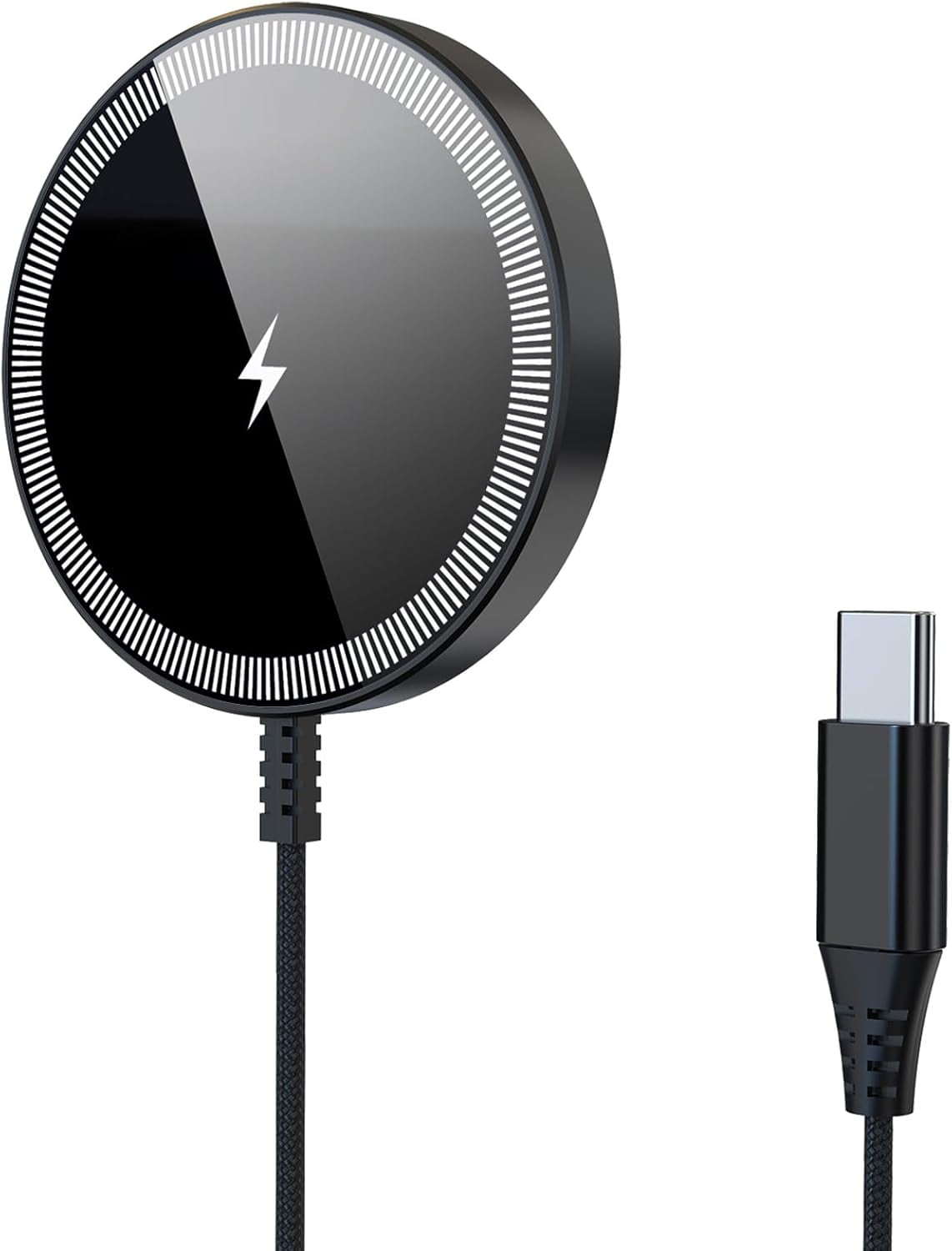 for MagSafe Charger with LCD Screen, 15W Magnetic Portable Wireless ...