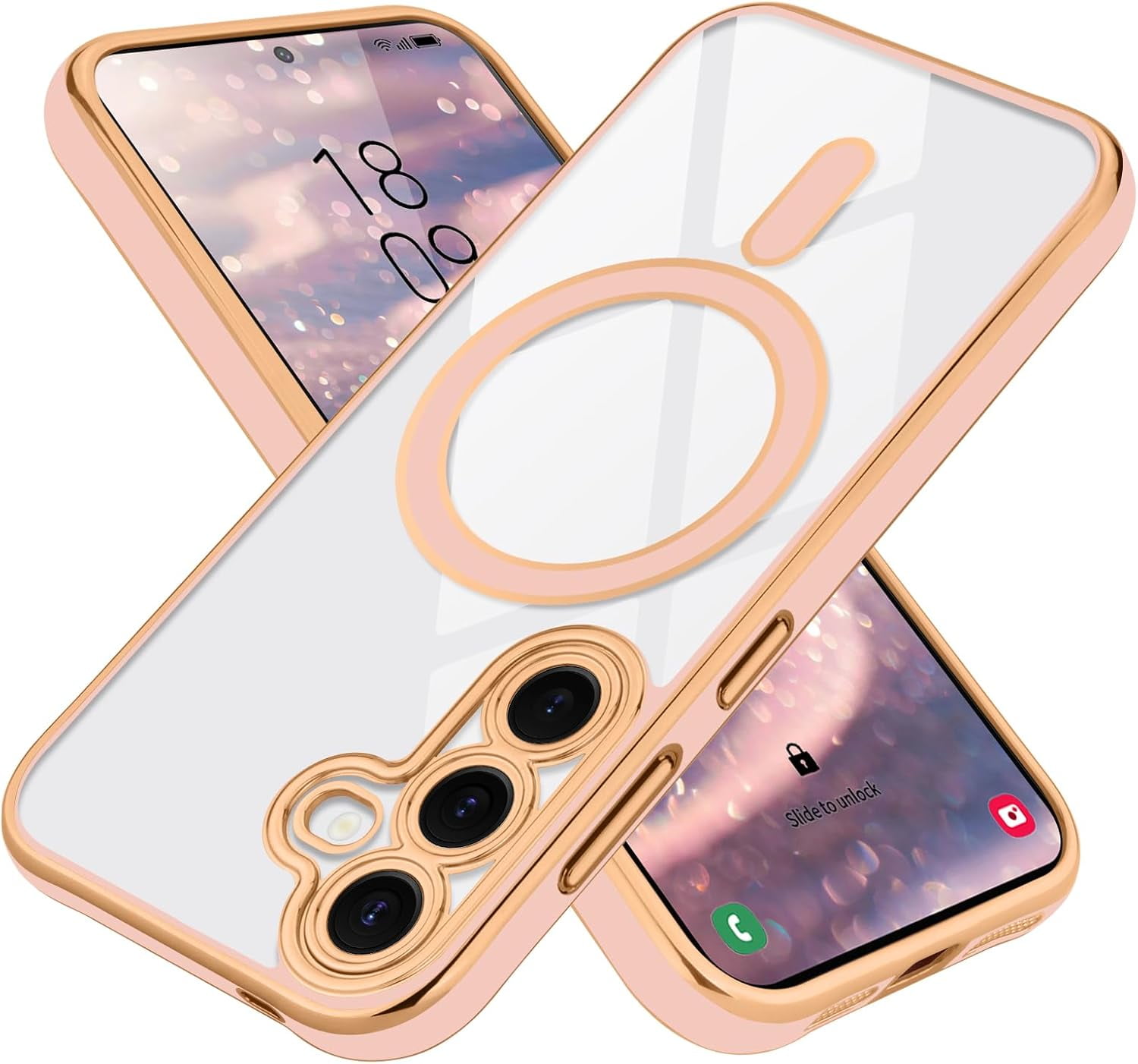 MagSafe Compatible Clear Silicone Case for Samsung Galaxy A35/A55, Baby ...