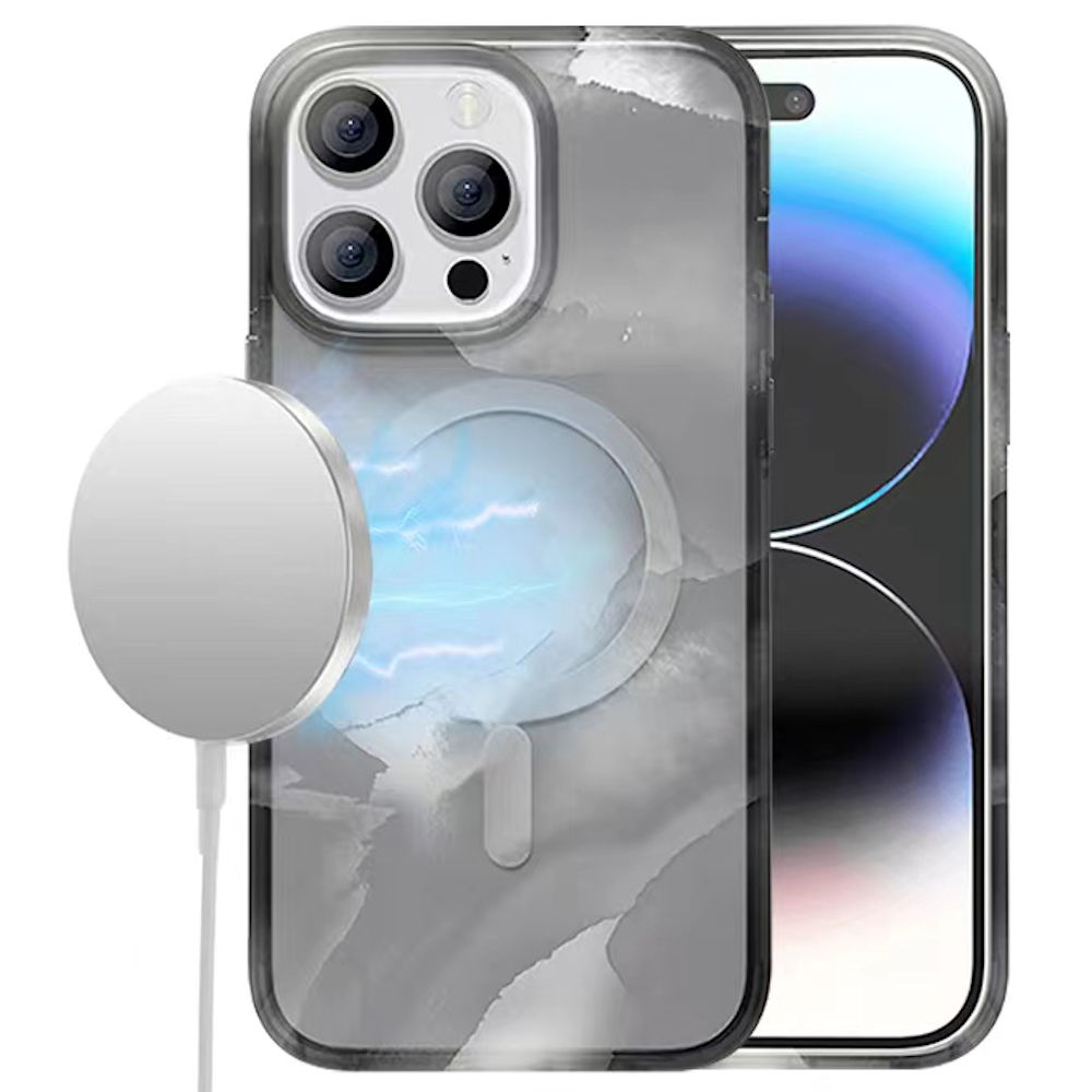 MagSafe Compatible Hydrographic Case for iPhone 13 Pro Max - Black ...