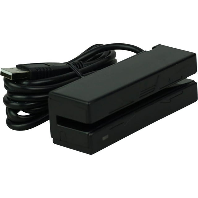 MagTek Mini Swipe Card Reader USB HID Black, 3-track, Standard ...