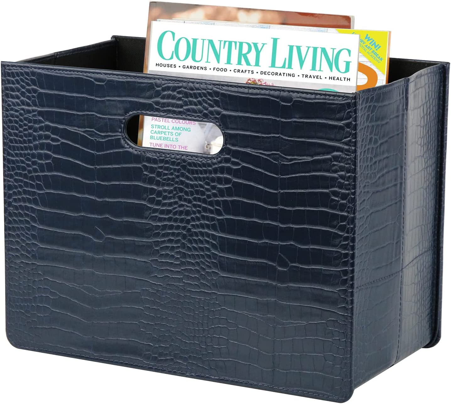 Magazine Basket Holder, Foldable Magazine Rack, Document File Holder ...