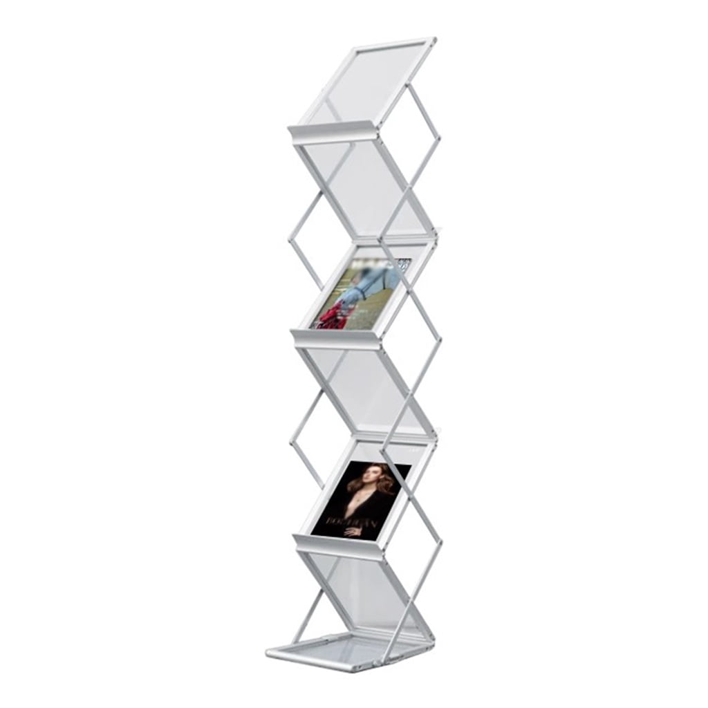 Magazine Brochure Display Rack Floor Stand,Metal Catalog Literature ...