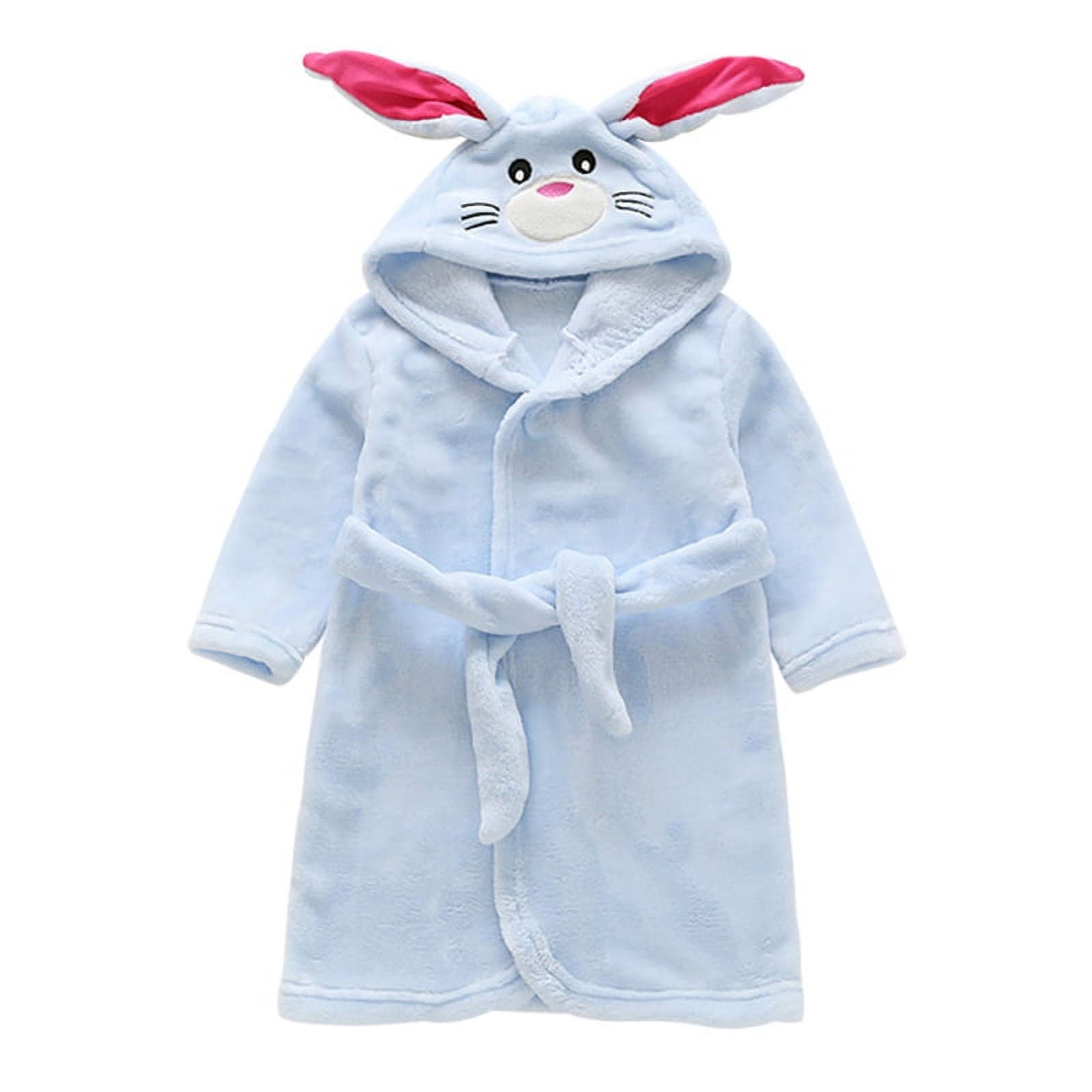 Magazine Children Boy ad Girl Cartoon Animal Bathrobe Rabbit Home ...