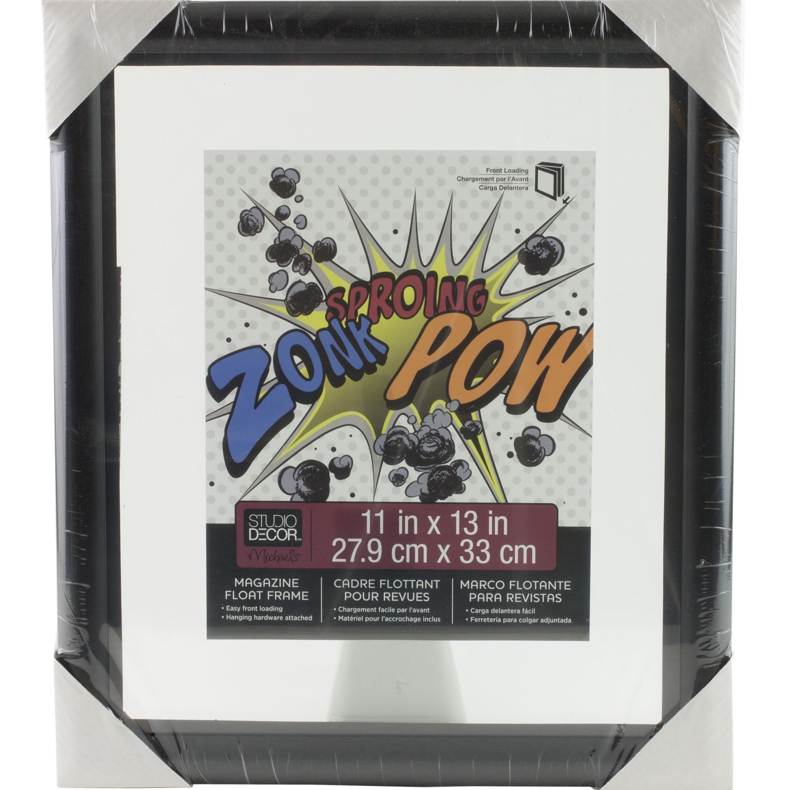 Magazine Comic Book 11" x 13" Float Display Glass Wall Frame - Walmart.com