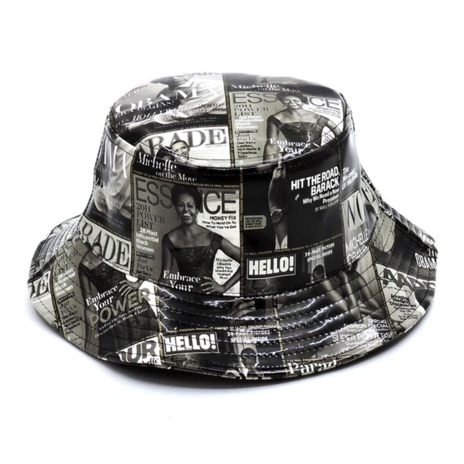 Magazine Cover Collage Hat - Walmart.com
