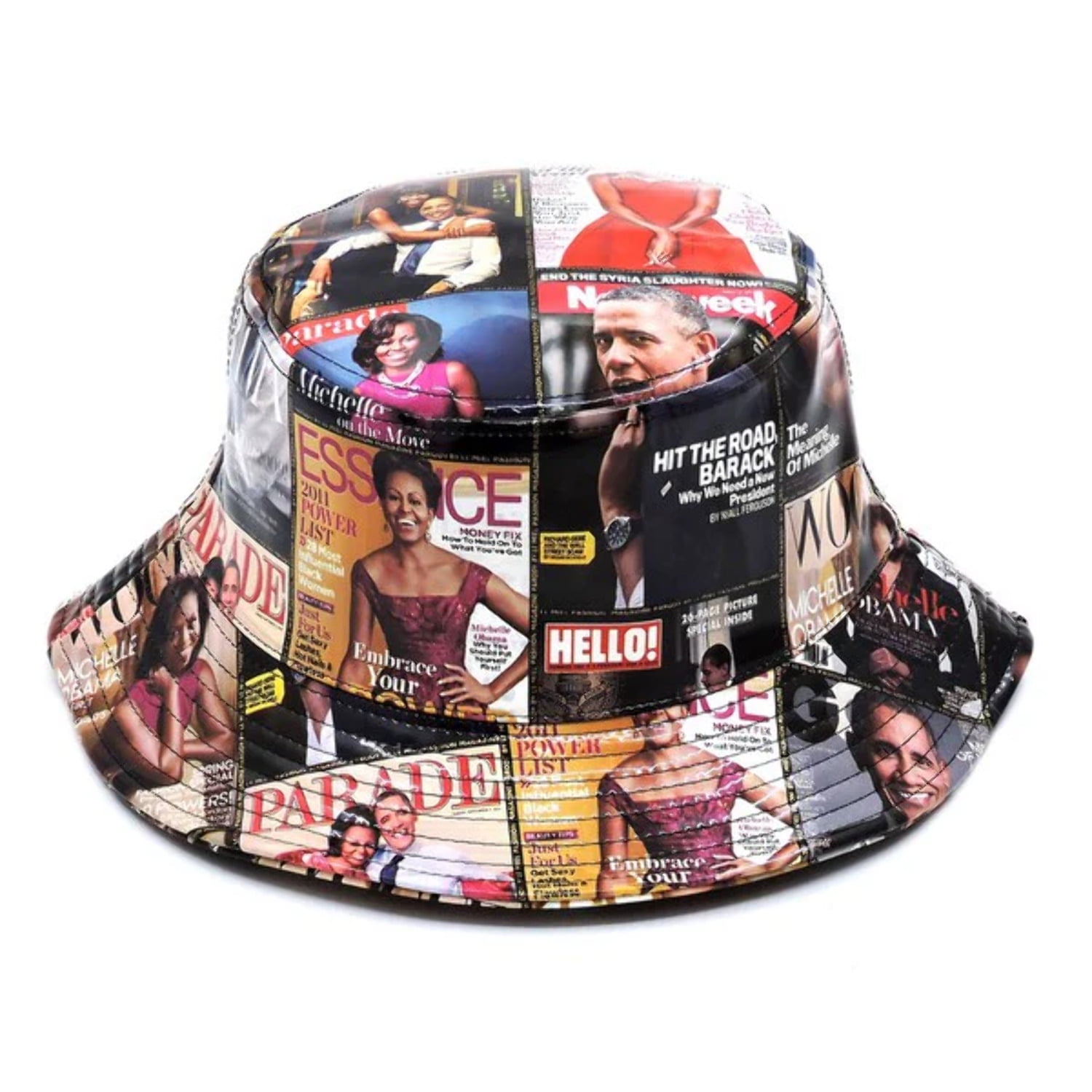 Magazine Cover Collage Hat - Walmart.com