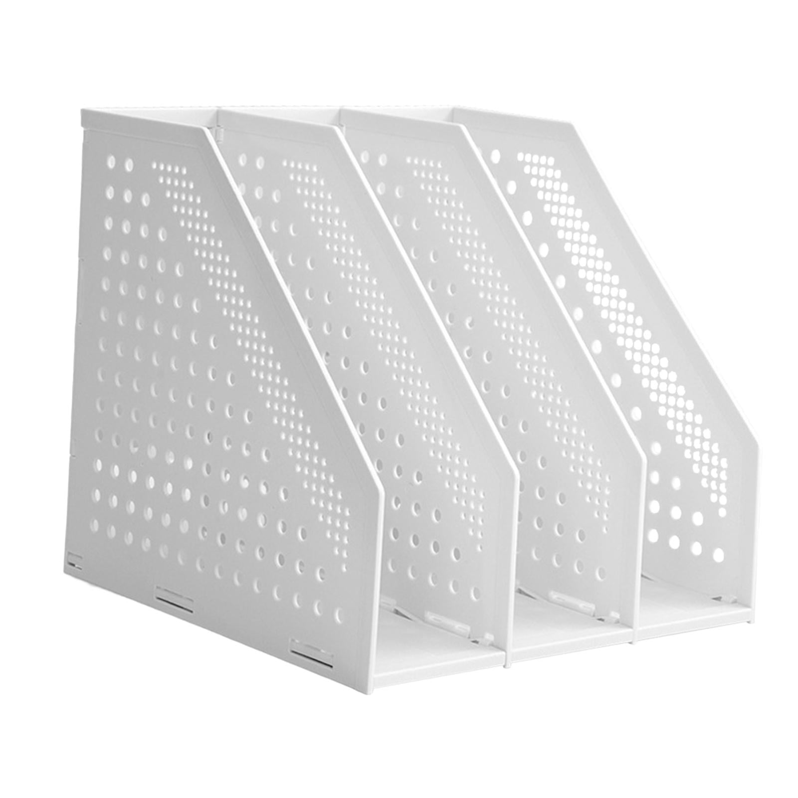Magazine Desk Organizer File Organizer Holder Vertical Paper Foldable ...