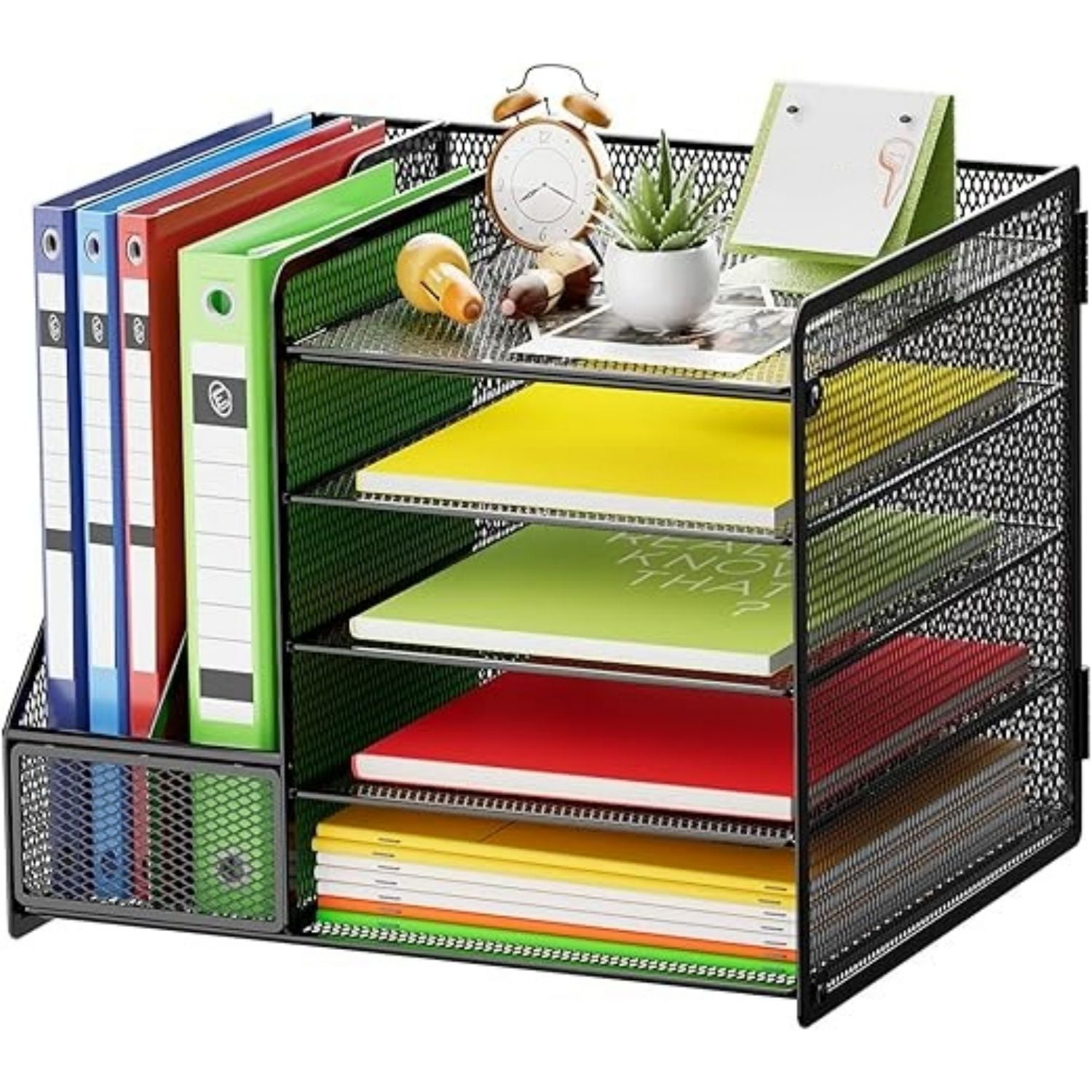 Magazine File Holder, Desk Organizer File Folder Document Rack for ...