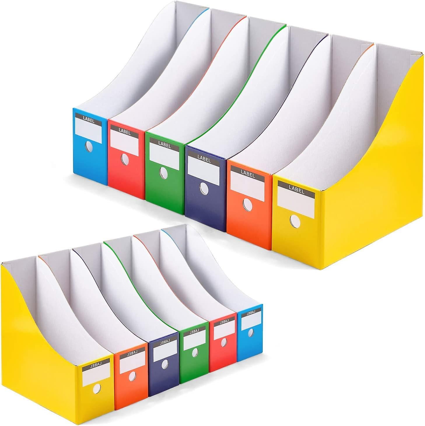 Magazine File Holder, Folder Holder, Magazine Organizer, Book Bins, Set ...