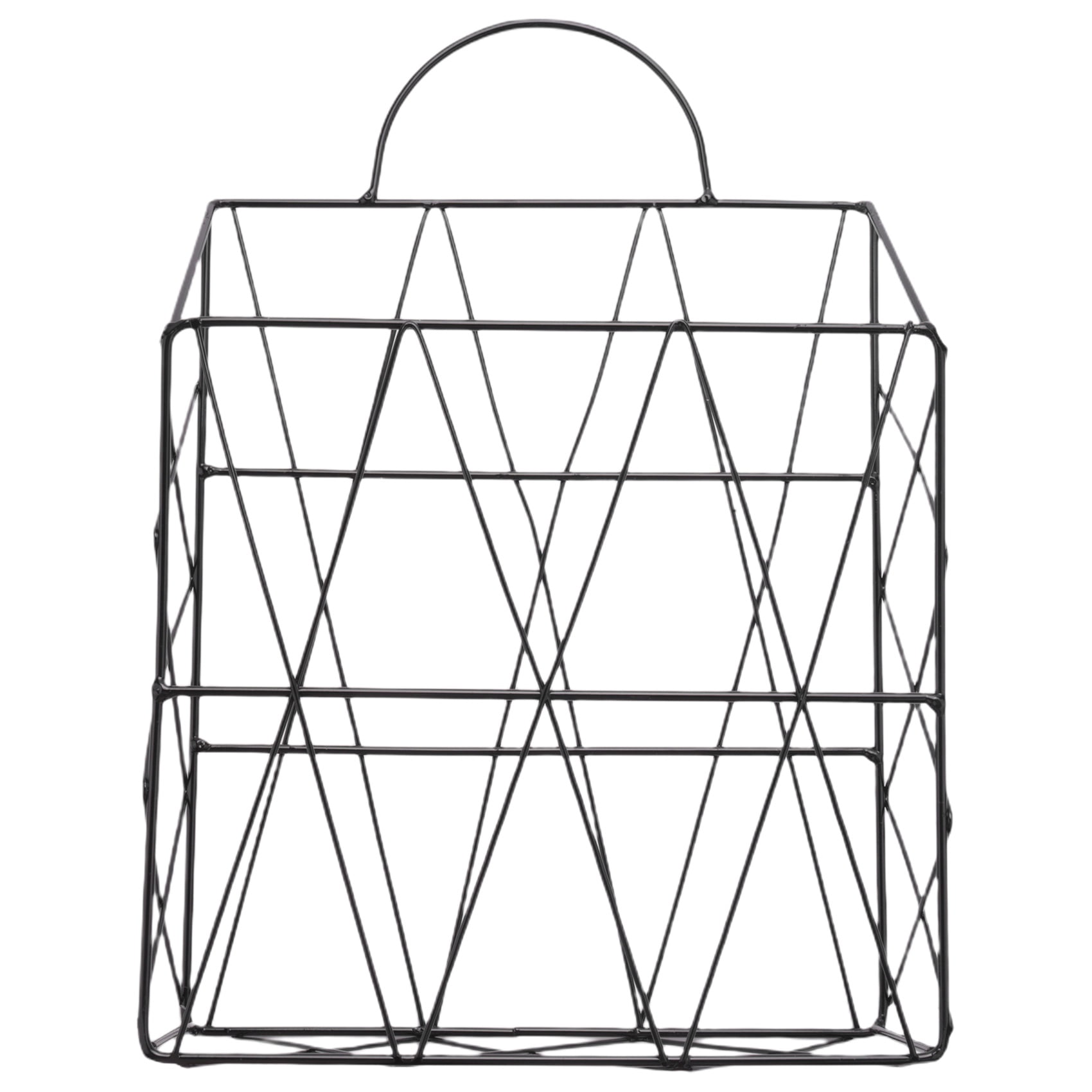 Magazine Holder Hanging Wall Mounted Newspaper Periodical Book Document ...