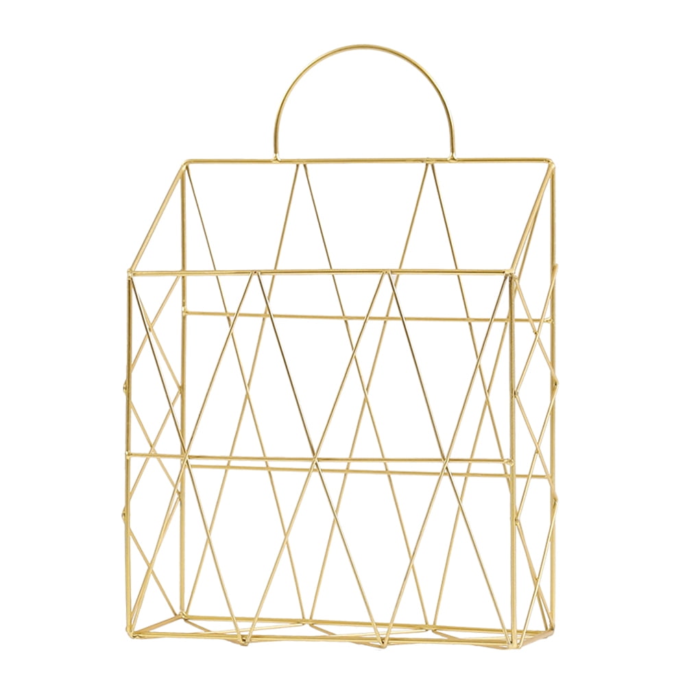 Magazine Holder Hanging Wall-mounted Newspaper Book File Organizer ...