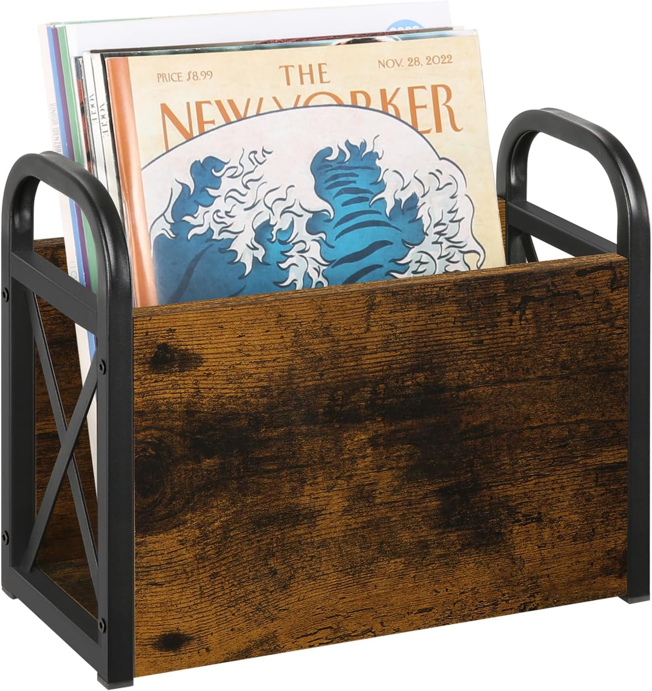 Magazine Holder, Magazine Rack Floor, Magazine Storage Basket, Folder ...