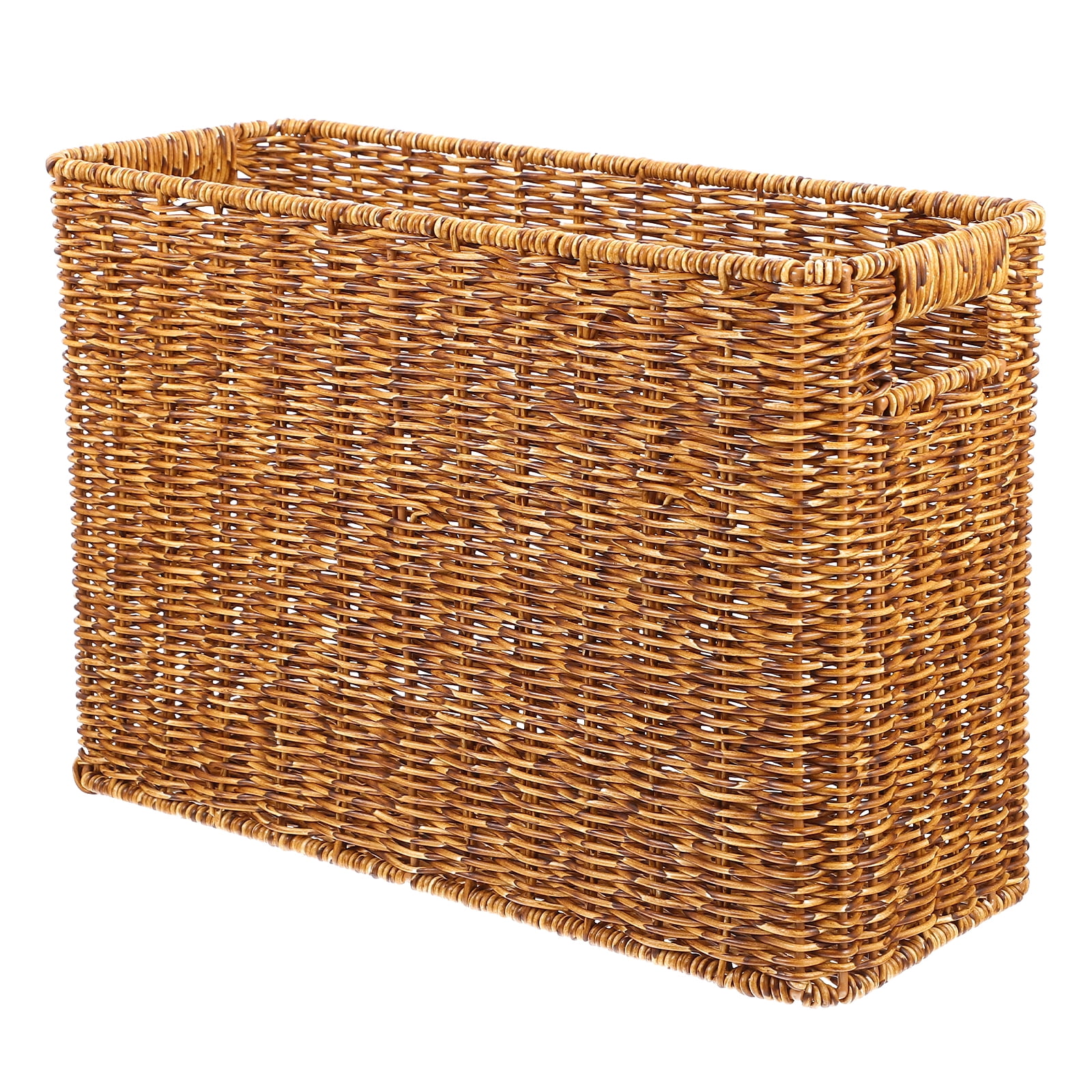 Magazine Holder Seagrass Rack Basket Storage Practical Elegant Office ...