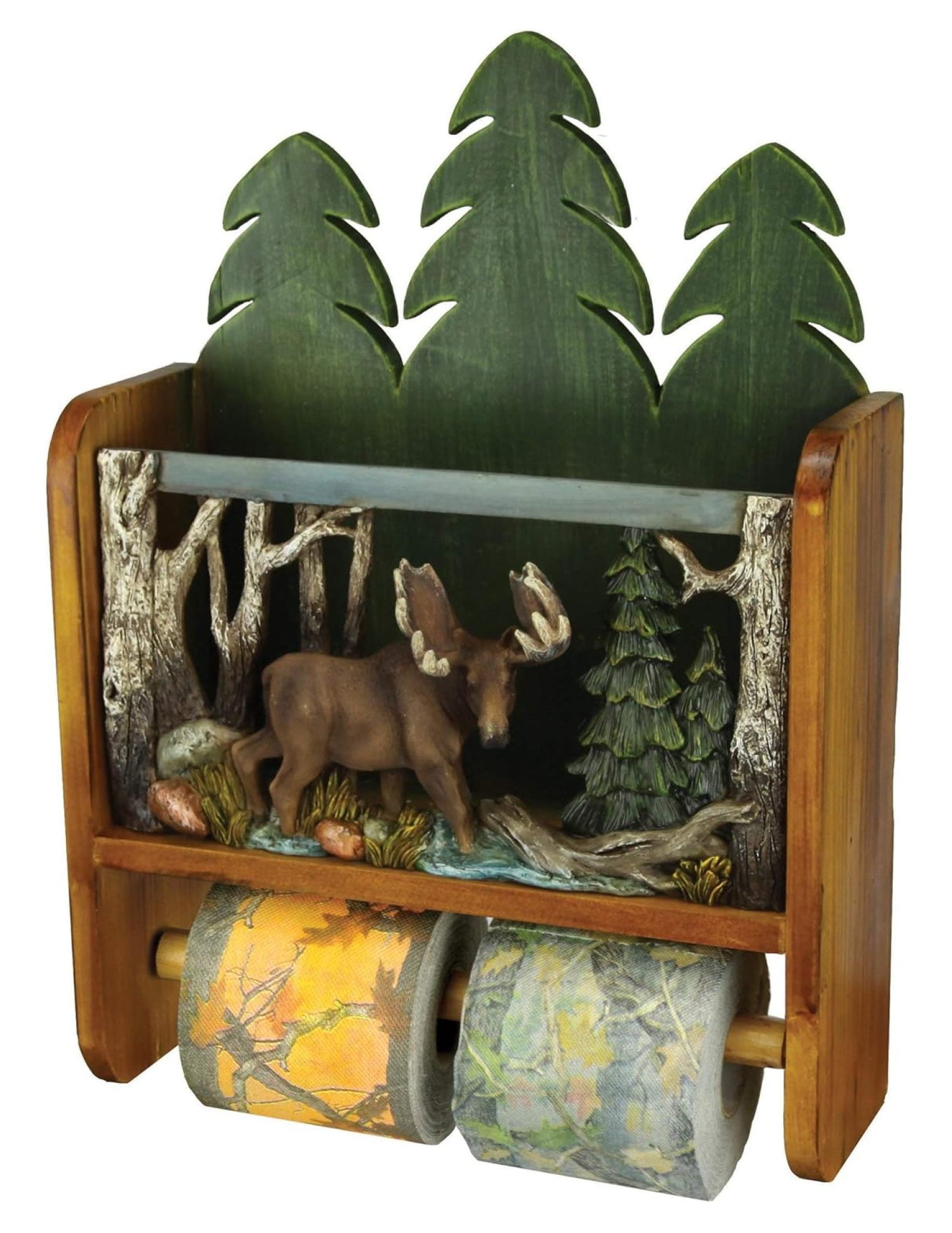 Magazine Rack TP Holder Moose - Walmart.com