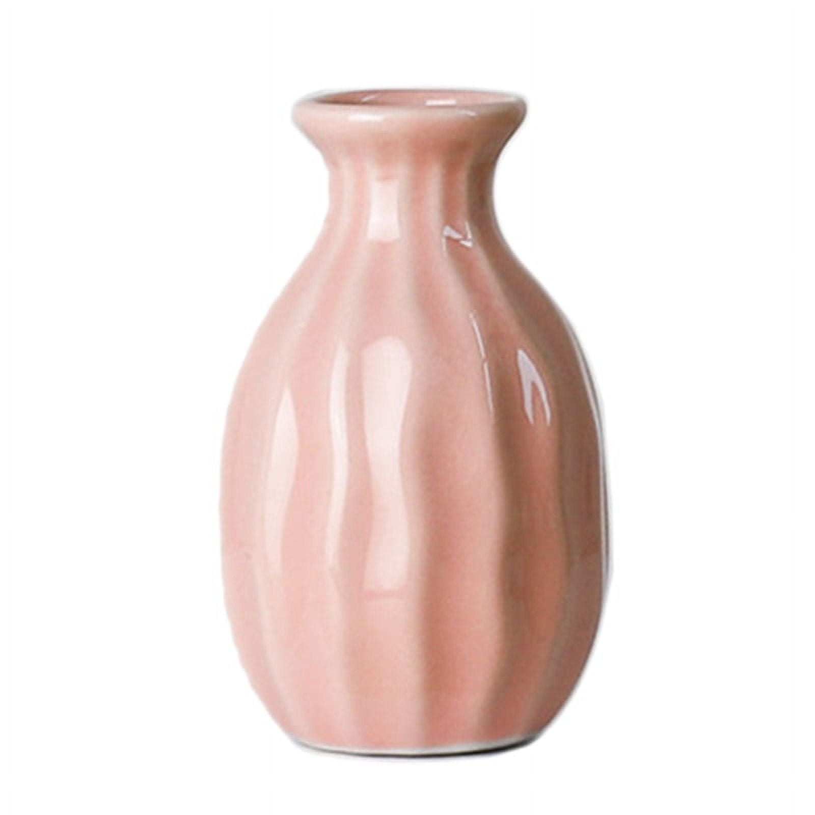 Magazine Solid Color Pottery Flower Vase, Suitable for Home Office ...