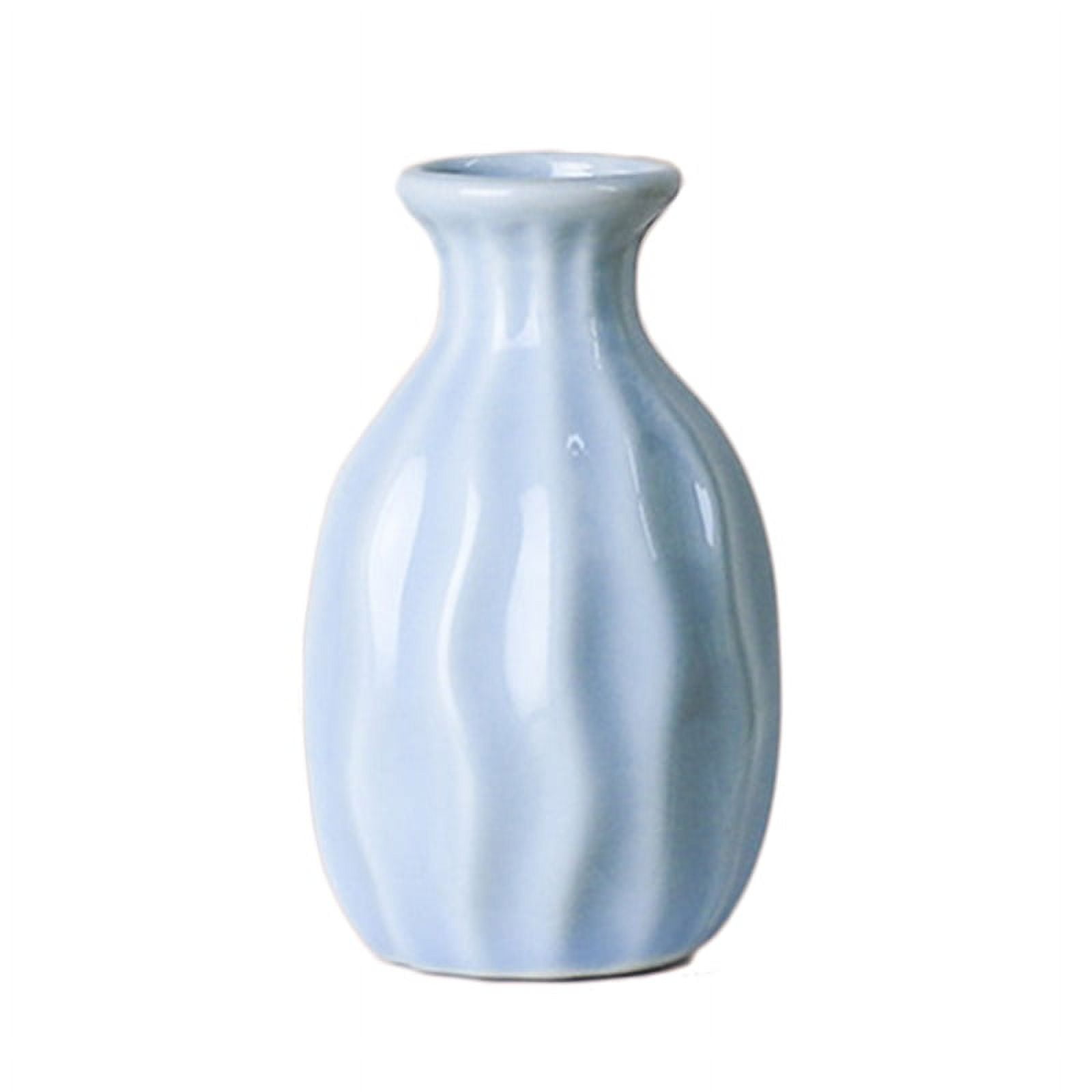 Magazine Solid Color Pottery Flower Vase, Suitable for Home Office ...