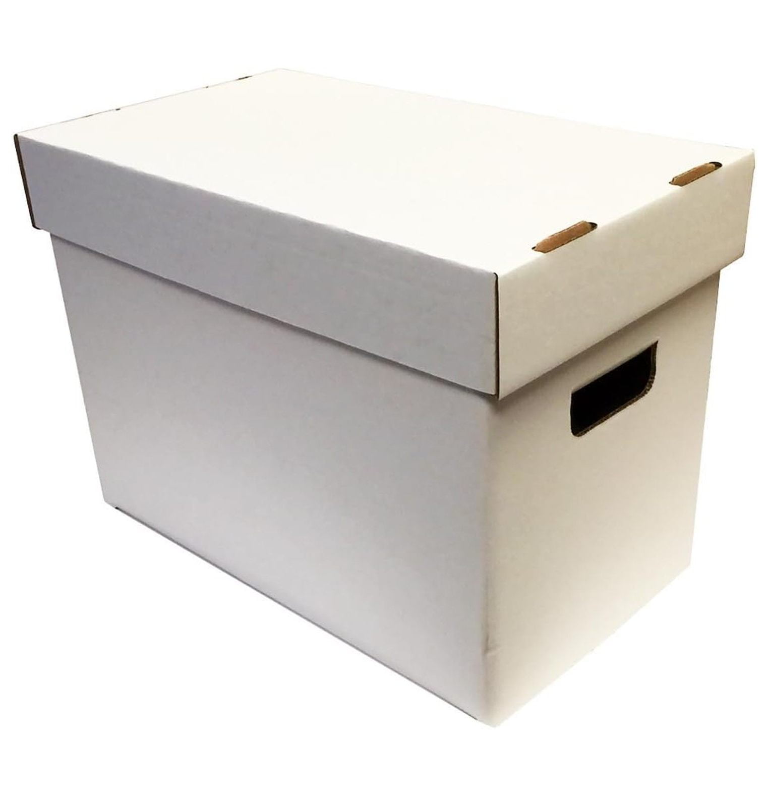 Magazine Storage Boxes, 10 Pack - White Cardboard Comic Boxes - Max Pro ...