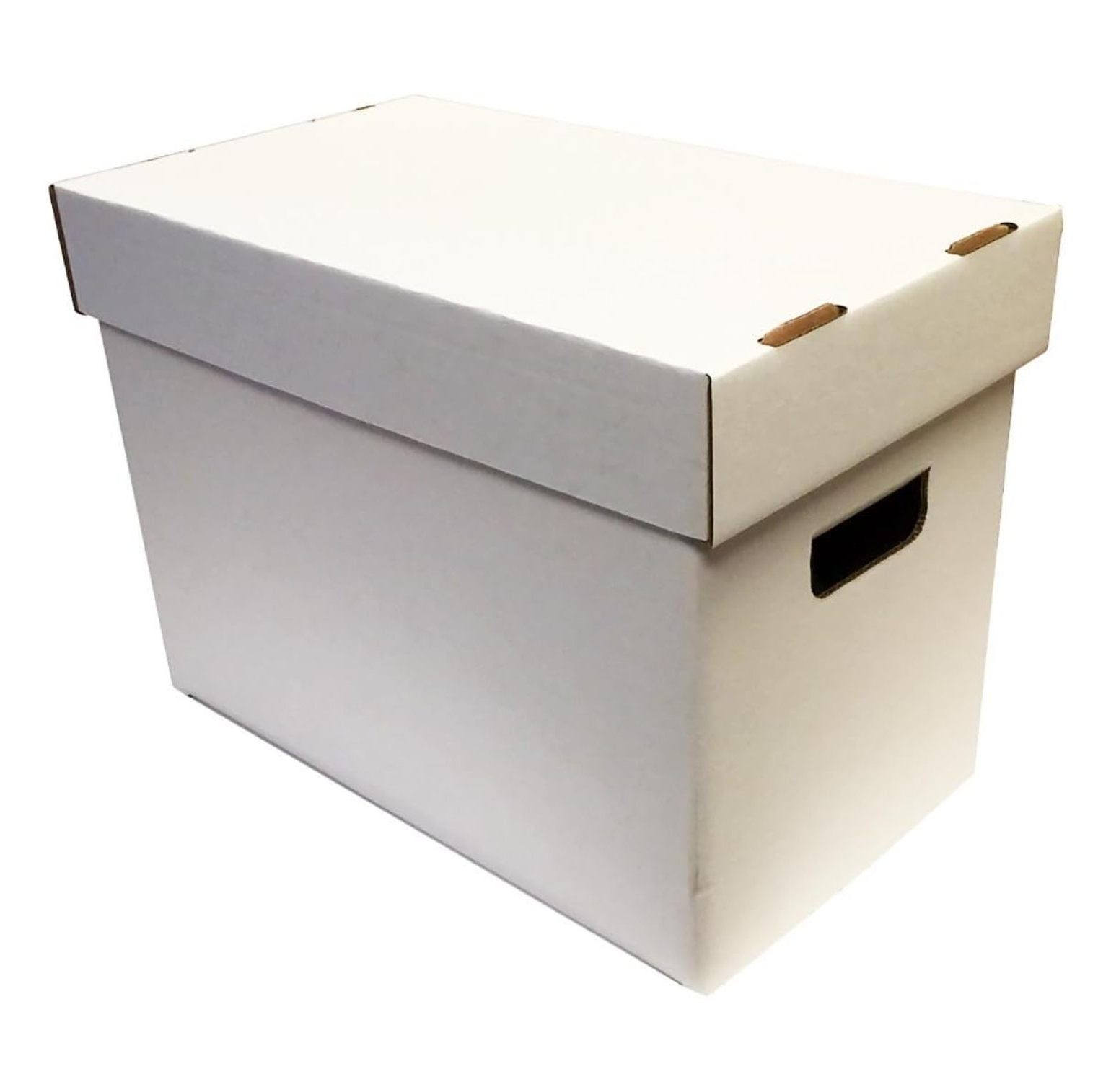 Magazine Storage Boxes (5 Pack) - White Comic Book Boxes, Cardboard ...