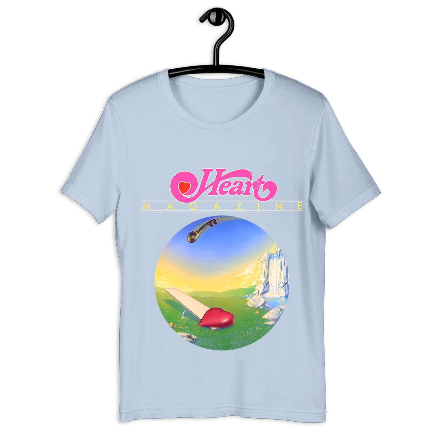 Magazine T-Shirt Heart Ann Wilson Nancy Wilson Denny Fongheiser Devil ...