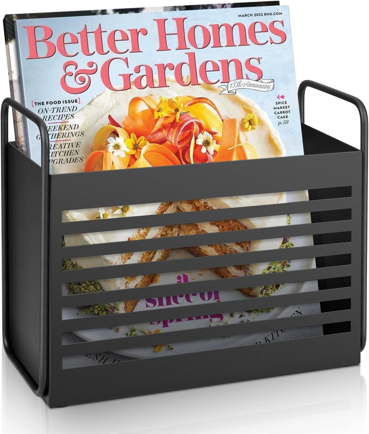 Magazine file rack, mail organizer, folder organizer, suitable for home ...