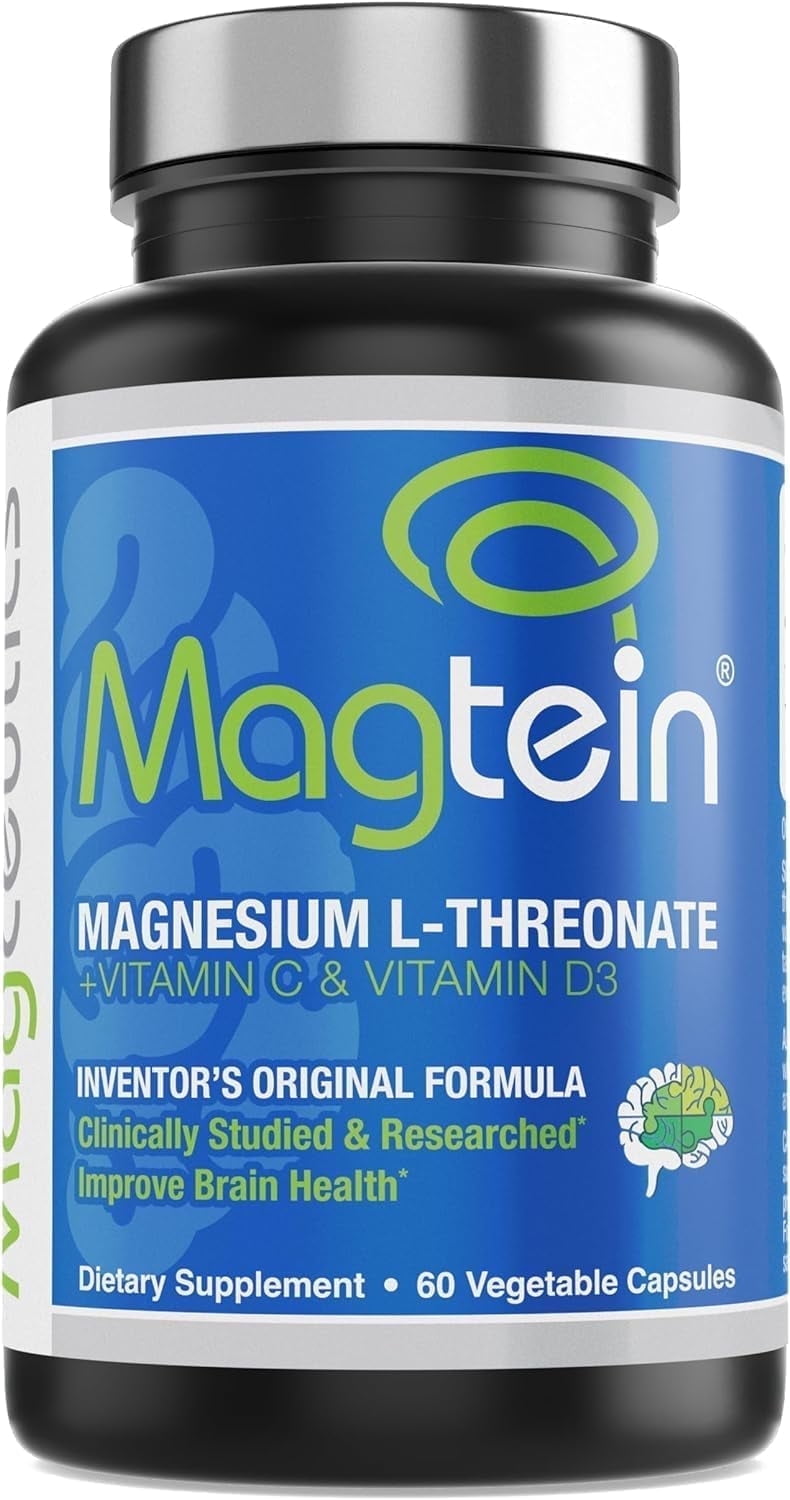 Magceutics Magtein Magnesium L-Threonate, Improve Brain Health, Memory ...