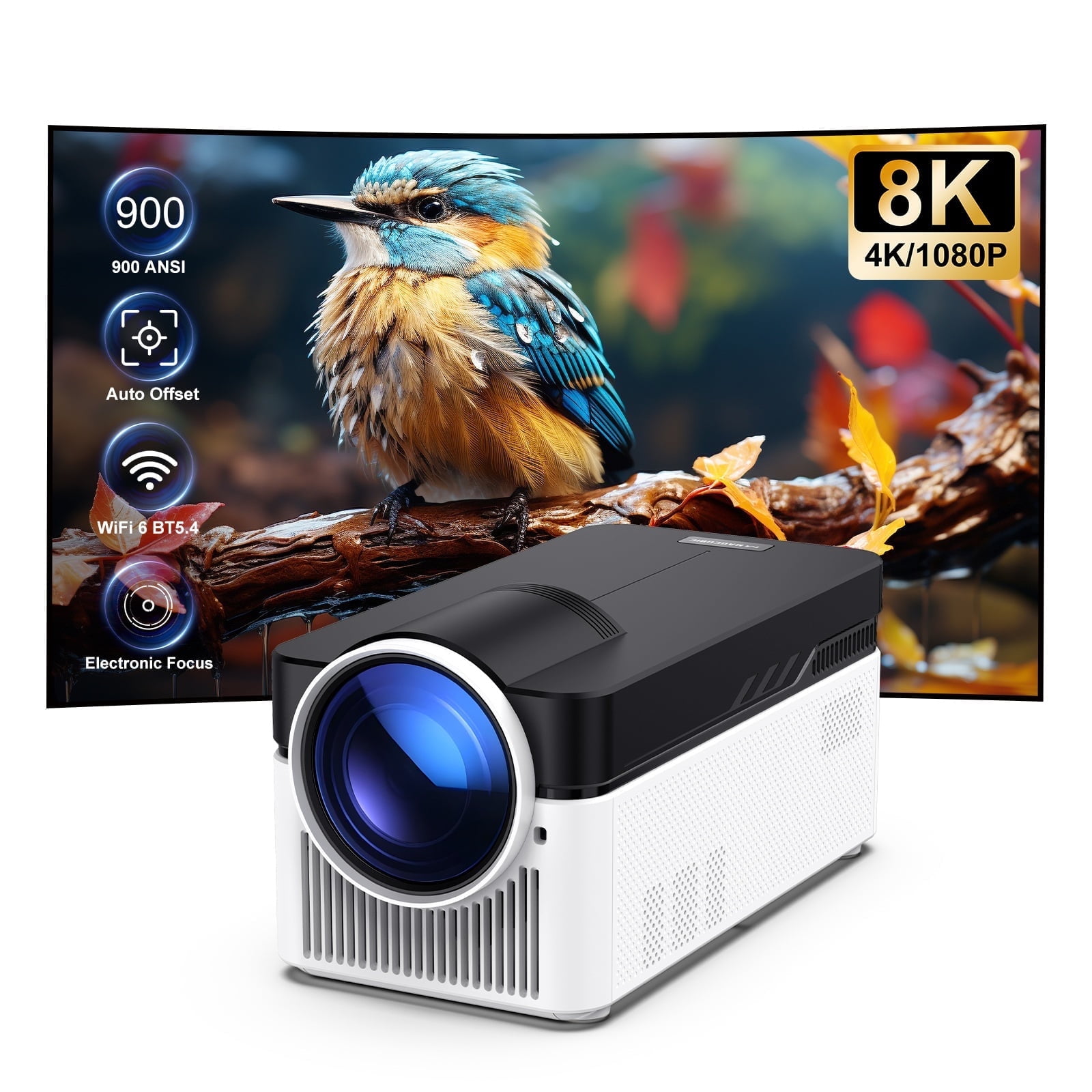 Magcubic HY450 4K Support Native 1080P Ultra Short Throw Projector ...