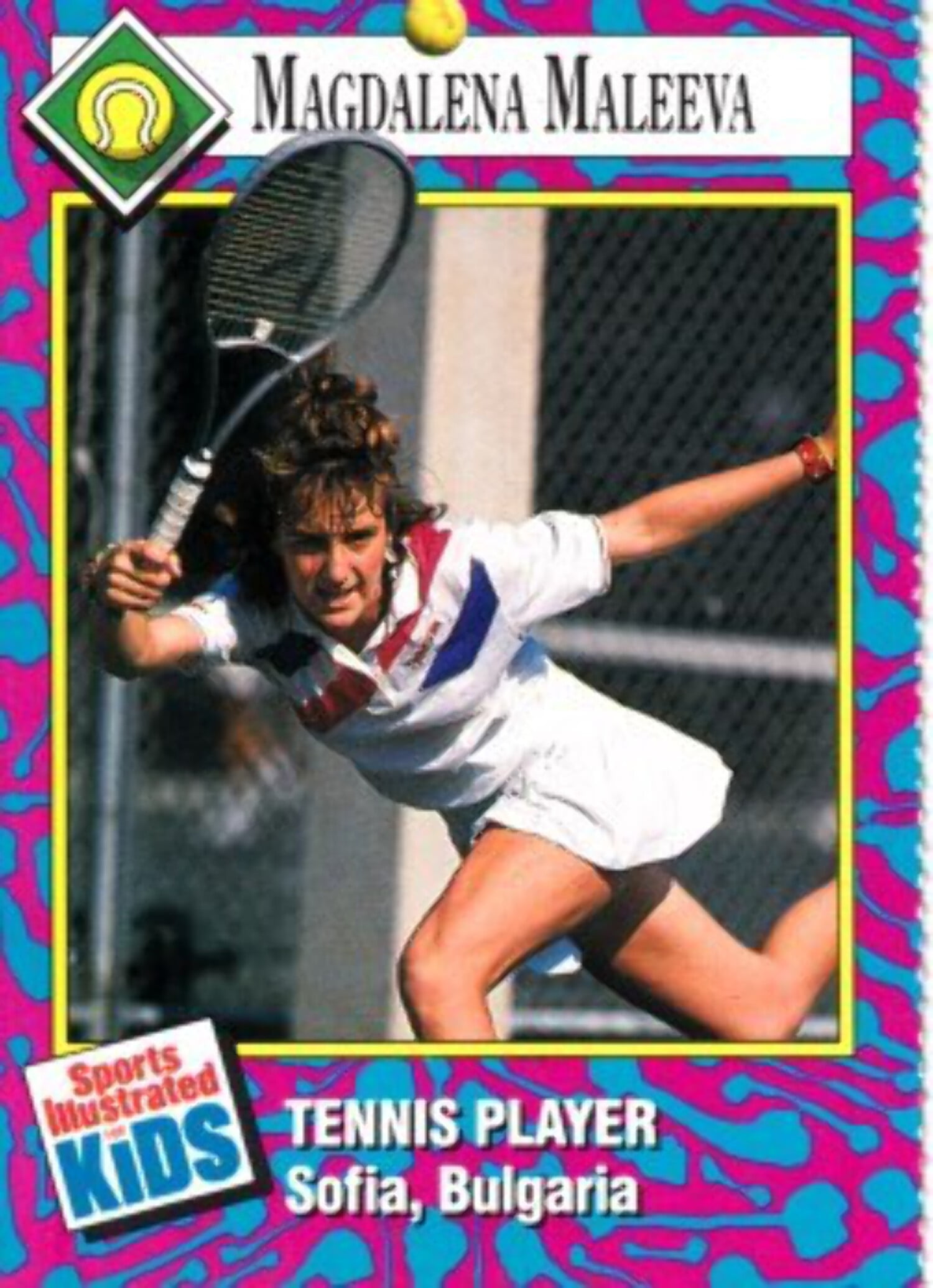 Magdalena Maleeva 1993 Sports Illustrated for Kids tennis Rookie Card ...