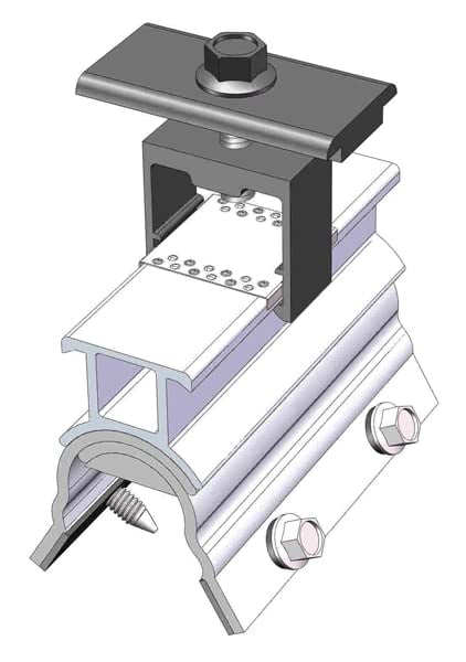 MageBracket RL Mid Clamp Mounting Kits for R-Panel Trapezoidal Metal ...
