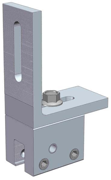 MageClamp with L Bracket Standing Seam Metal Roof Mounting and Racking ...