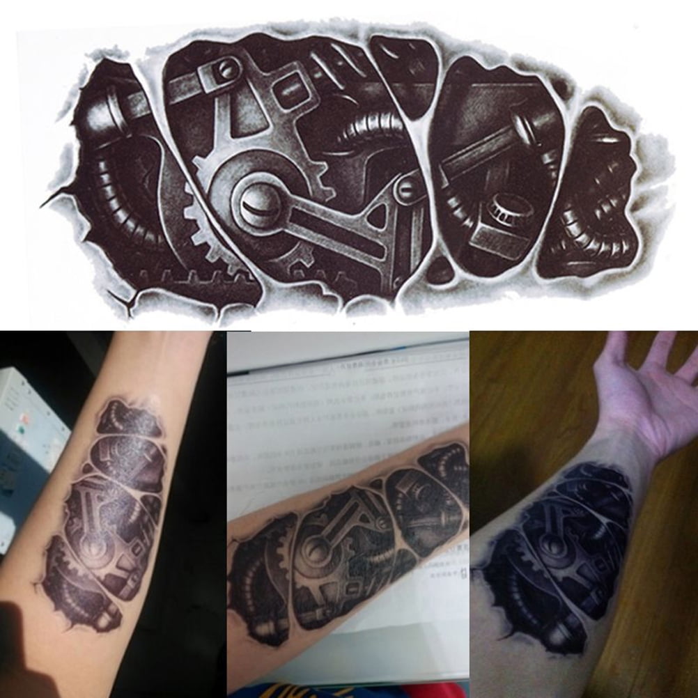 Cool 3d Robot Tattoos