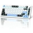 MageGee 75% Mechanical Gaming Keyboard, Compact Blue Backlit Wired EVA ...