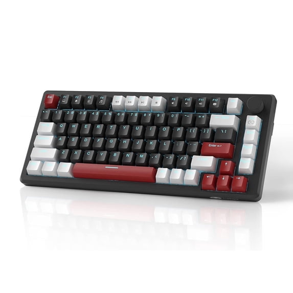 MageGee 75% Mechanical Gaming Keyboard, Compact Blue Backlit Wired ...