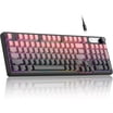 Ezsee Big Letter Multimedia Keyboard - Large White Print on Black Keys ...