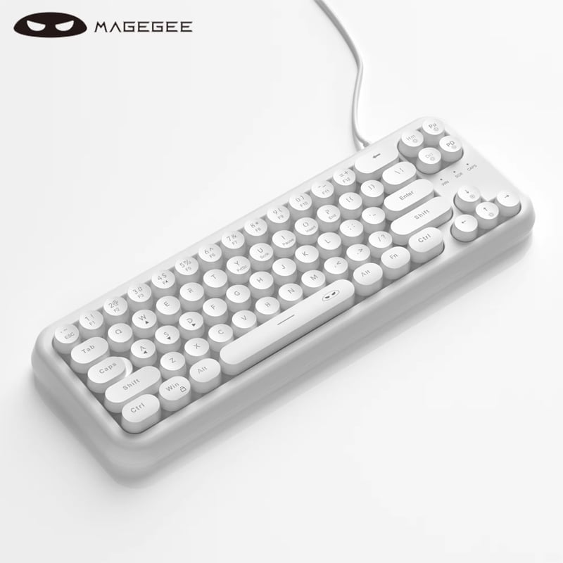 MageGee Mini 60% Gaming Keyboard, RGB Backlit 61 Key Ultra-Compact ...
