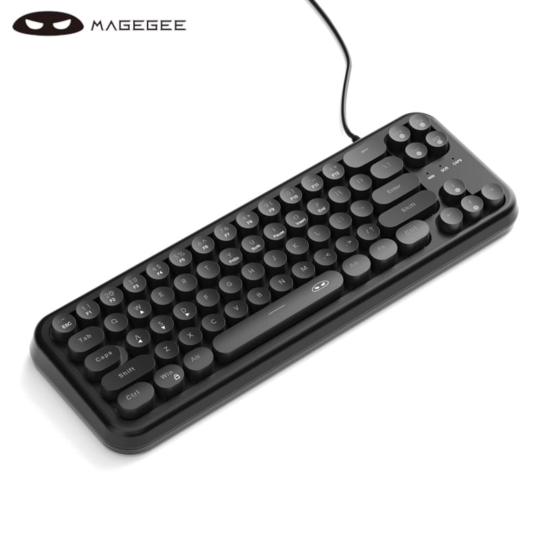 MageGee Mini 60% Gaming Keyboard, RGB Backlit 61 Key Ultra-Compact ...