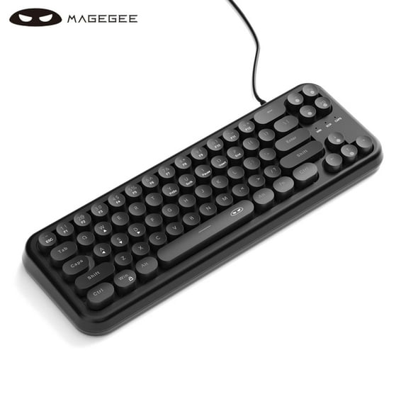 MageGee Mini 60% Gaming Keyboard, RGB Backlit 61 Key Ultra-Compact ...
